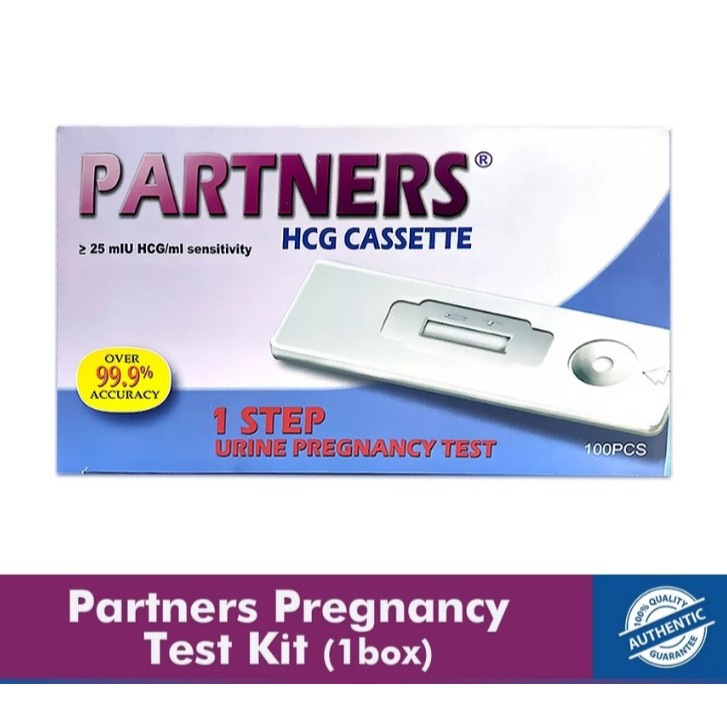 (AT-J) Pregnancy Test (Partners) (1 box-100 pcs) | Shopee Philippines