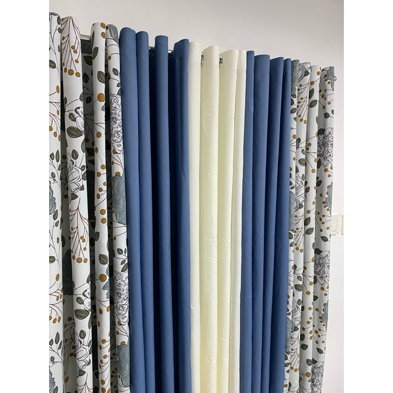 Color Of The Year 2025 Future Dusk Ring Curtain Per Set/Pc | Shopee ...