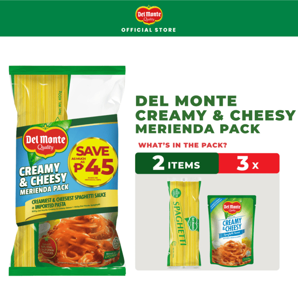 DM Creamy & Cheesy 500g Sauce + 400 Pasta) for 7 servings x3 | Shopee ...