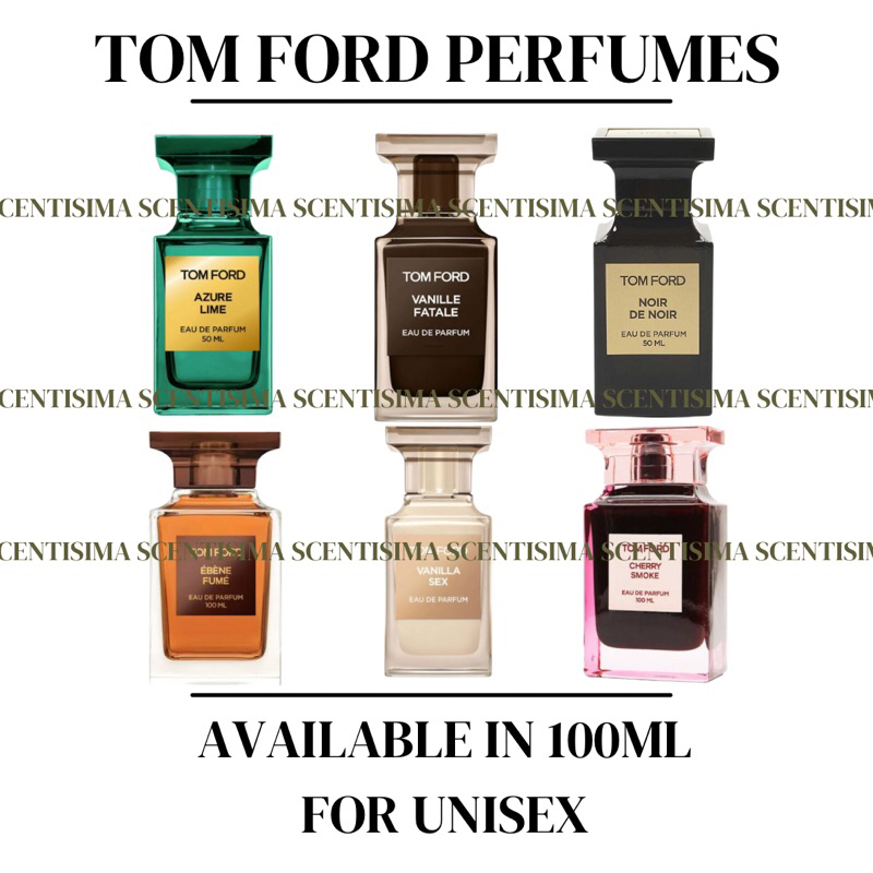 Tom Ford Azure Lime | Vanille Fatale | Vanilla Sex | Ebene Fume | Noir ...