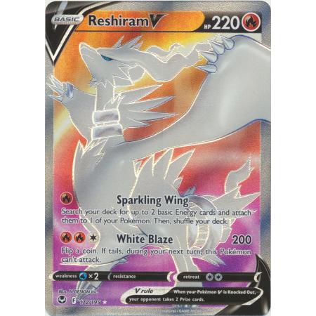 Reshiram V - 172/195 - Full Art Ultra Rare Sword & Shield: Silver Tempest Singles | Shopee ...