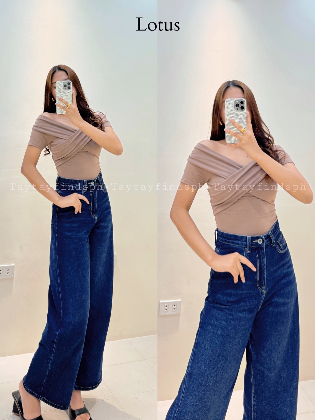LOTUS TWO WAY DOUBLE LINING TOP | taytayfindsph | Shopee Philippines