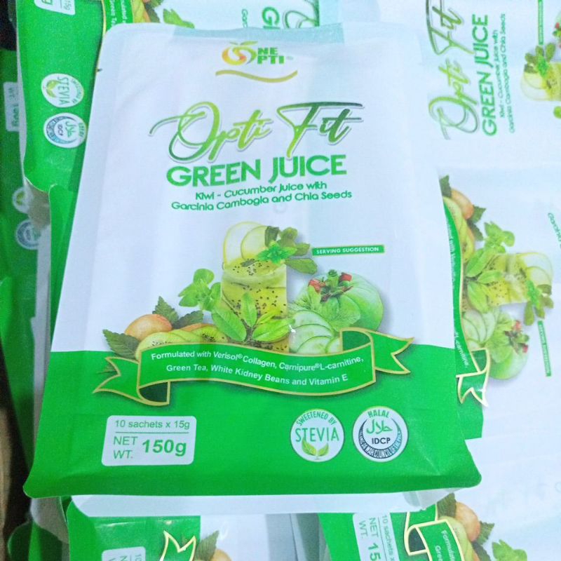 OPTI FIT Green Juice (10 Sachets) | Shopee Philippines
