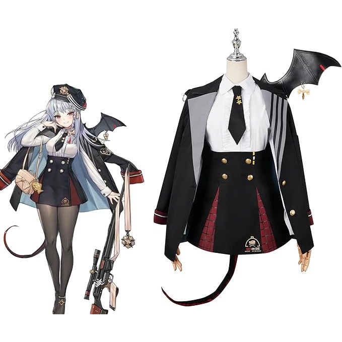 AwwwCos Buruaka Cosplay Costume, Haruna Kurotate Uniform Cosplay, 10 ...