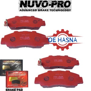 NUVO Brake DISC PAD FRONT Honda CRV 1997-2001 Odyssey 1995-99 RR VK-520 ...