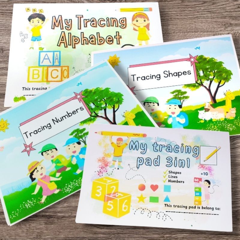 Tracing pad Writing pad Practice writing Pad paper workbook for Kids ...