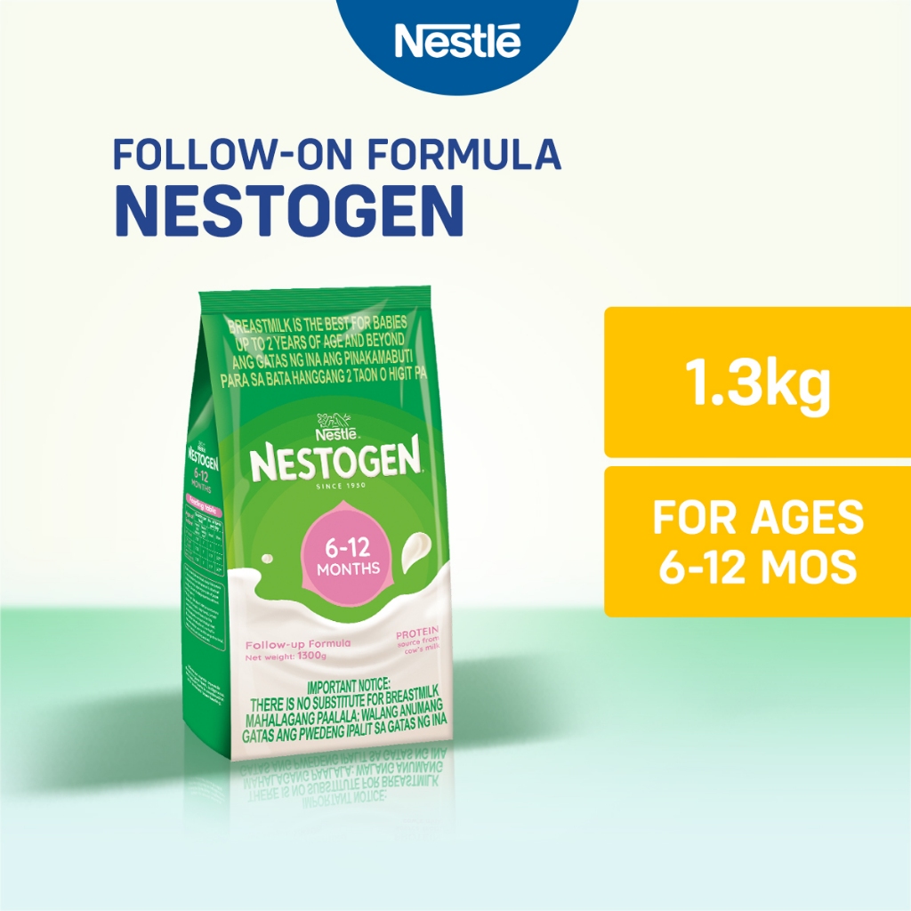 NESTOGEN 6-12 Months Follow-up Formula 1.3kg | Shopee Philippines
