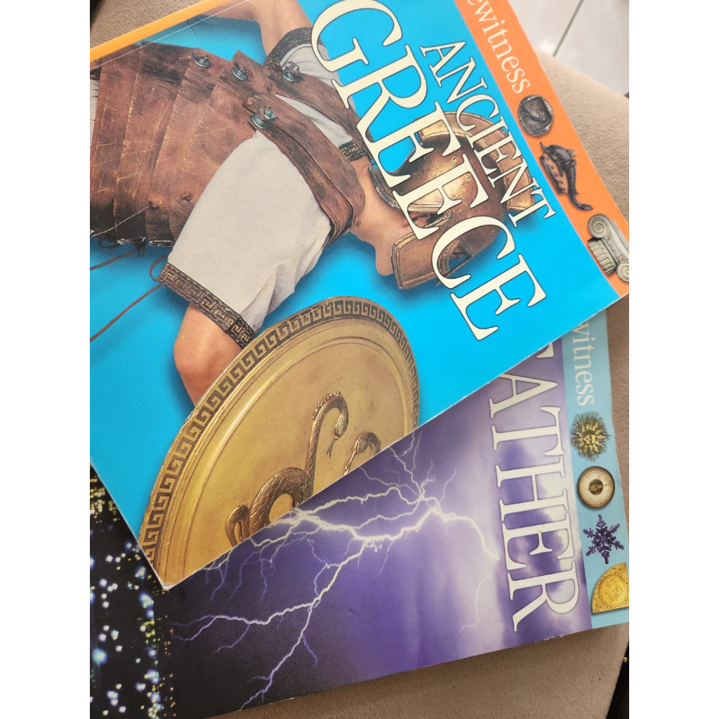 Eyewitness Weather Ancient Greece vikings viking World War II 2 book DK ...