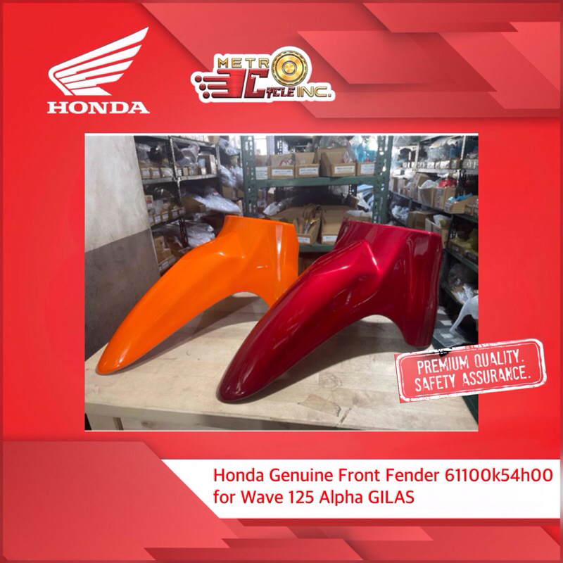 Honda Genuine Front Fender 61100k54h00 for Wave 125 Alpha GILAS ...