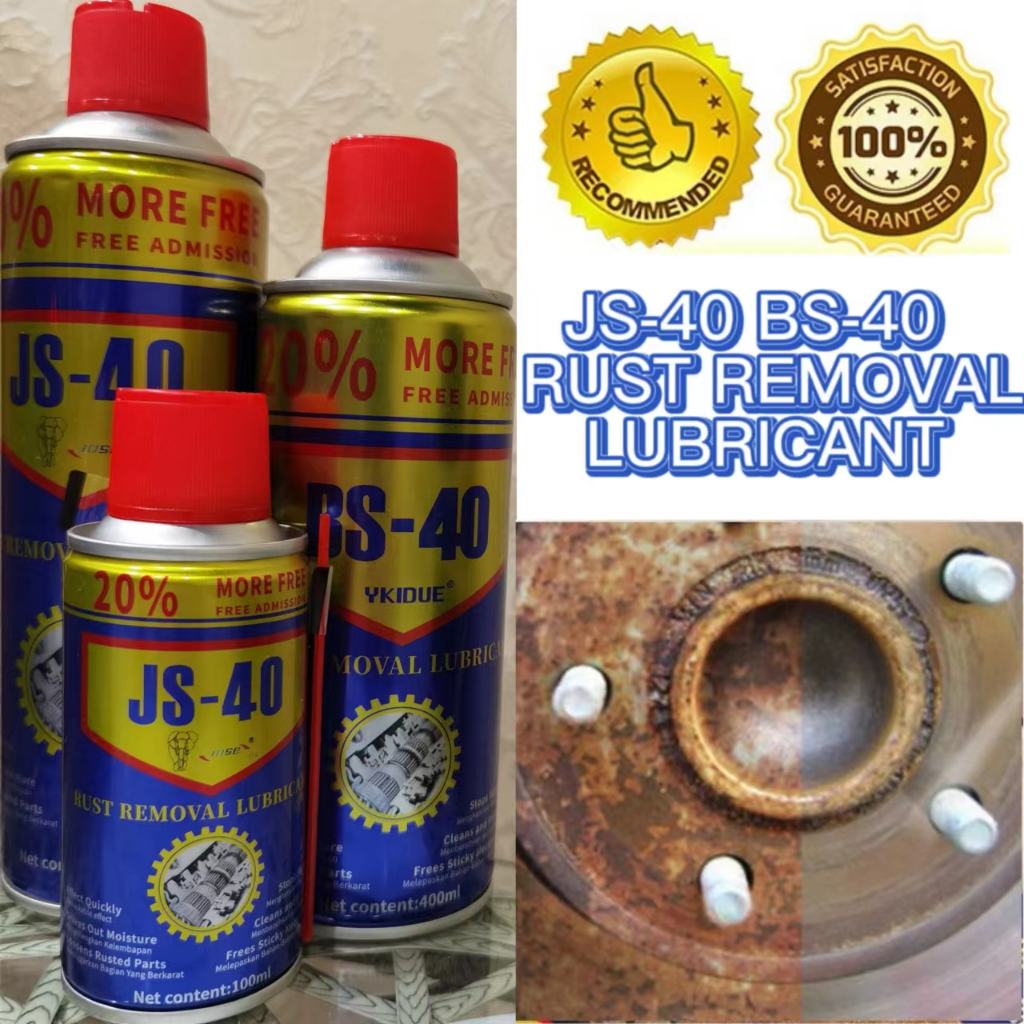 JS-40 BS-40 Rust Remover Penetrating Oil Multi-Use Oil Cleans Grease ...