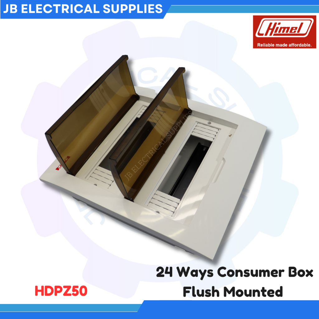 Himel 24 Ways Distribution Box Flush Mounted Enclosure Only | Shopee ...