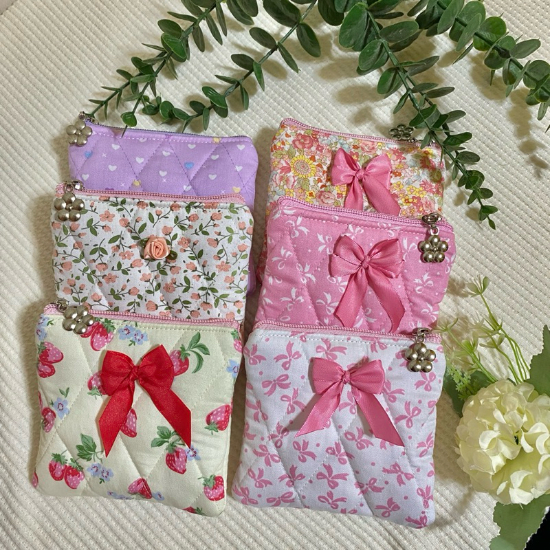 puffy fluffy Coin Purse minimalist design super cute wallet | Shopee ...