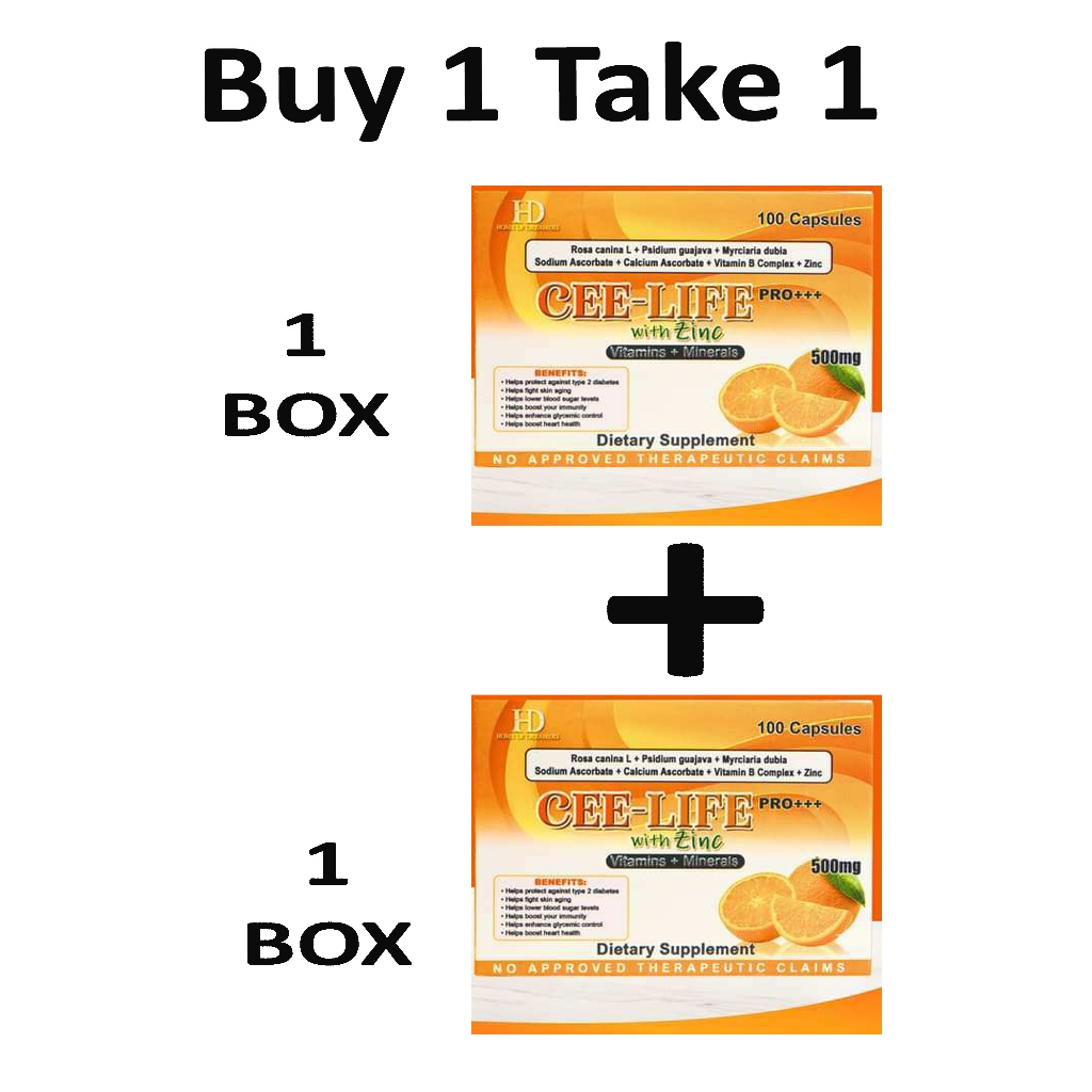 Vitamin C, cee life Pro +++ with Zinc Vitamins and Minerals 500mg/Buy 1 ...