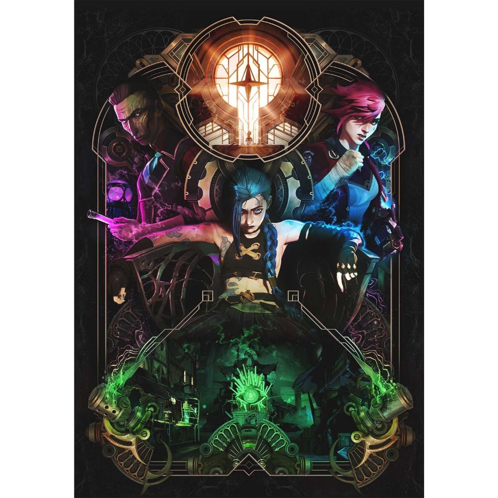 Arcane: League of Legends Anime A4 Posters | Shopee Philippines
