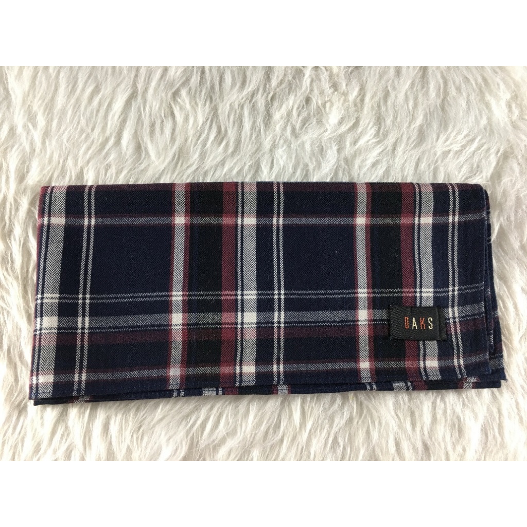 Daks Navy Tartan Handkerchief | Shopee Philippines
