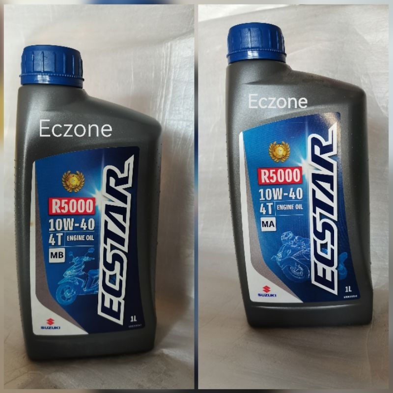 SGP ECSTAR ENGINE OIL R5000 10W-40 MA & MB 4T JASO API:SL 1Liter ...