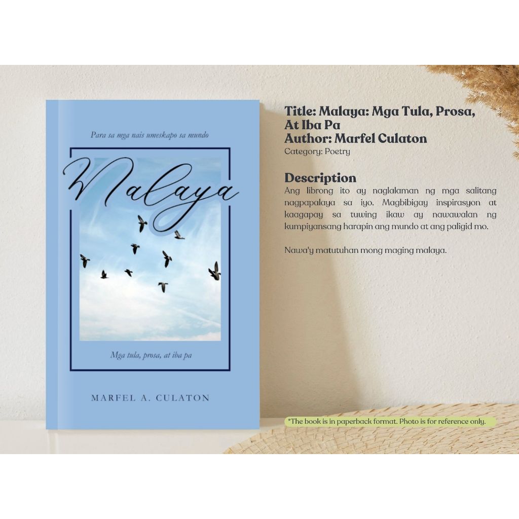 Malaya: Mga Tula, Prosa, at Iba Pa| Marfel Culaton | Shopee Philippines