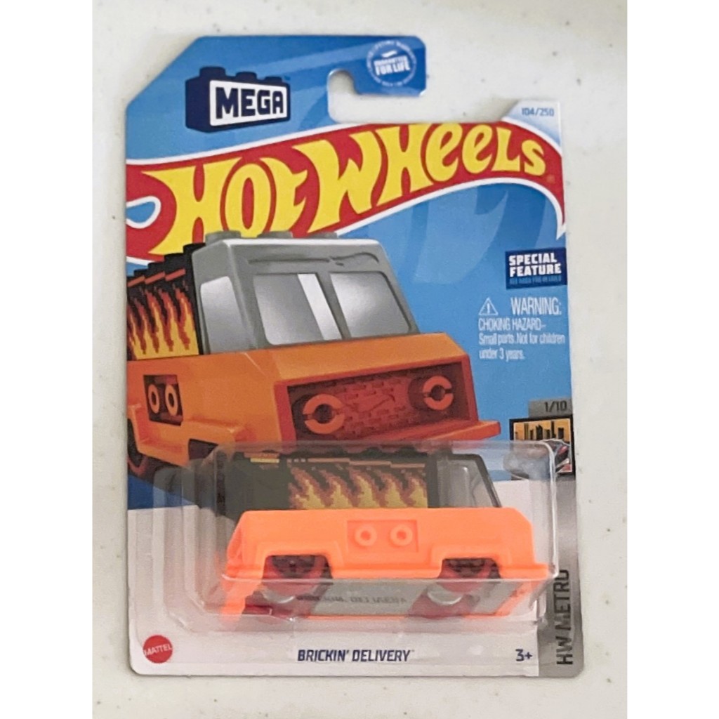 Hot Wheels Mega Individually Packaged 1:64 Scale Toy Cars - Long Card ...