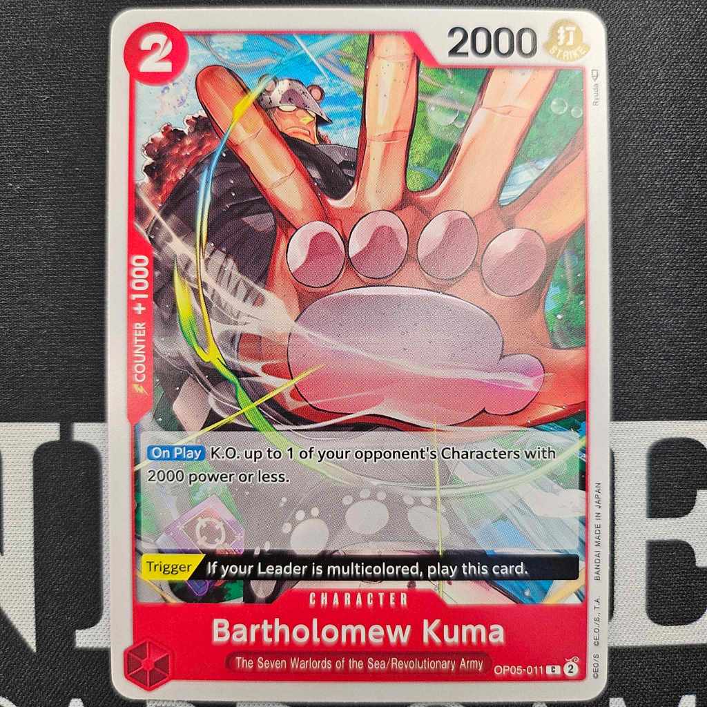 One Piece TCG [ENGLISH] OP05-011 C Bartholomew Kuma [ENGLISH VERSION ...