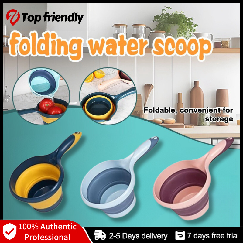 Foldable Collapsible WATER SCOOP DIPPER Water Dipper Water Ladle ...