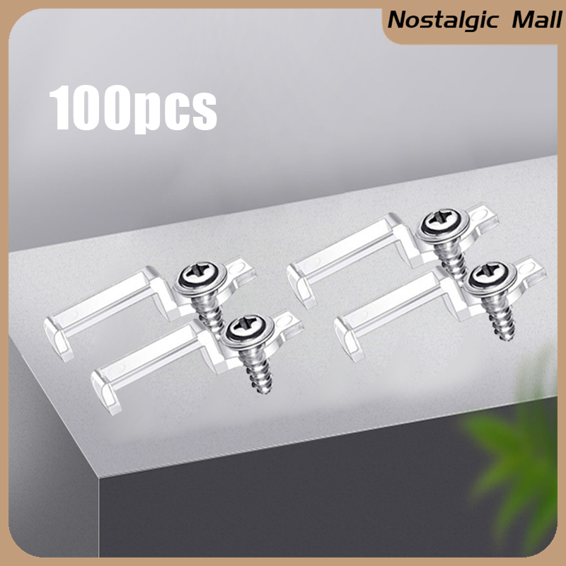 100pcs Led Light Strip Fixing Clips Light Bar Mounting Bracket With ...