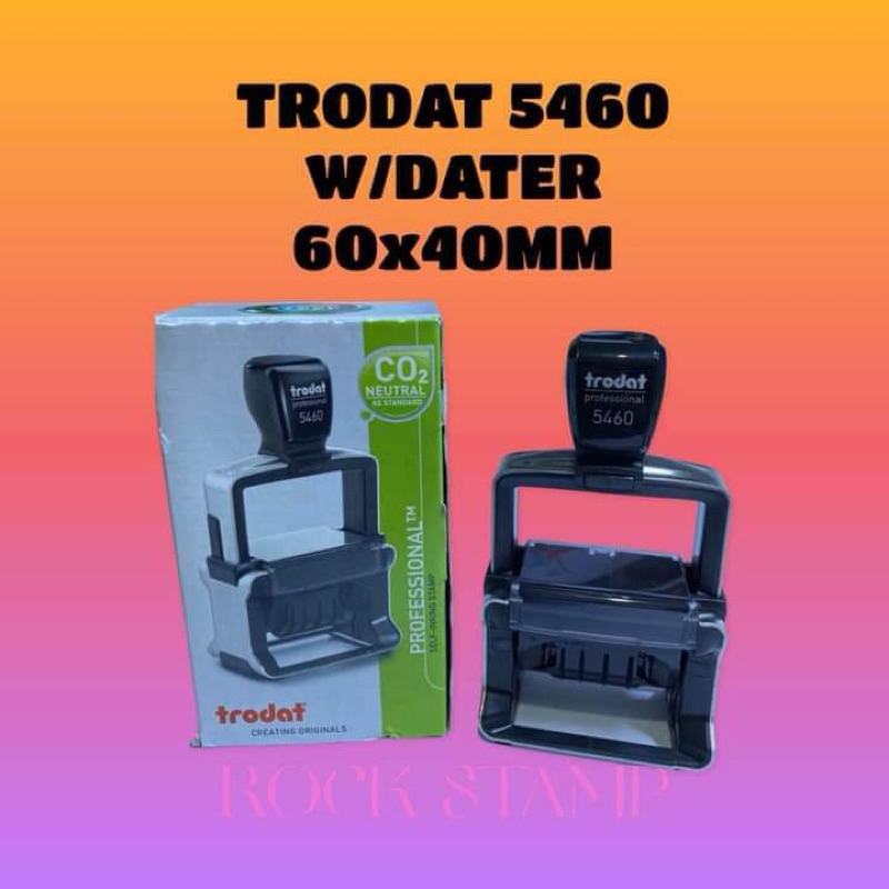 TRODAT 5460 W/DATER 60X40MM | Shopee Philippines