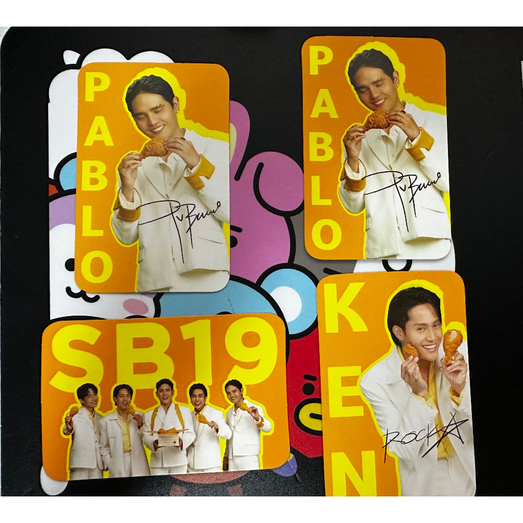 SB19 McDo OFFICIAL Photo card - PPPOP | Shopee Philippines