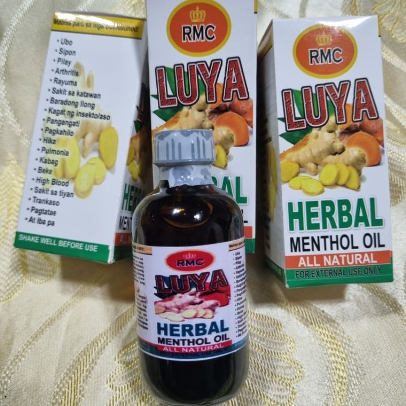 LUYA HERBAL MENTHOL OIL, Massage Oil 60ml | Shopee Philippines
