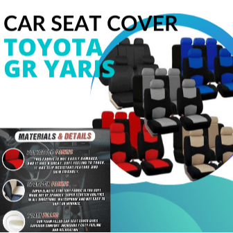 Toyota GR Yaris Car Seat Cover Set for 5 Seaters | Shopee Philippines