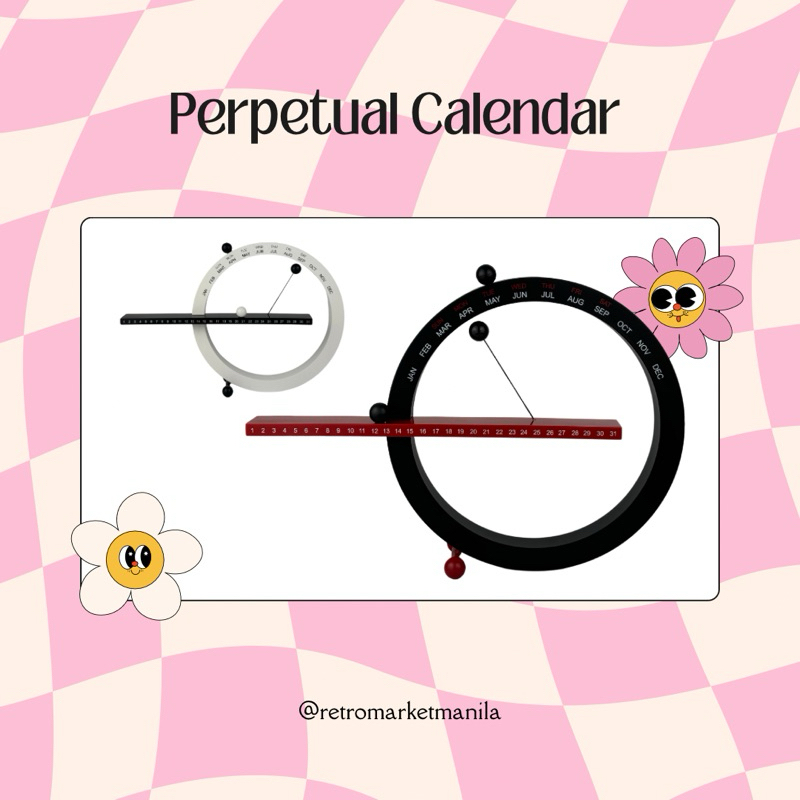 Perpetual Calendar Mcm Retro | Shopee Philippines