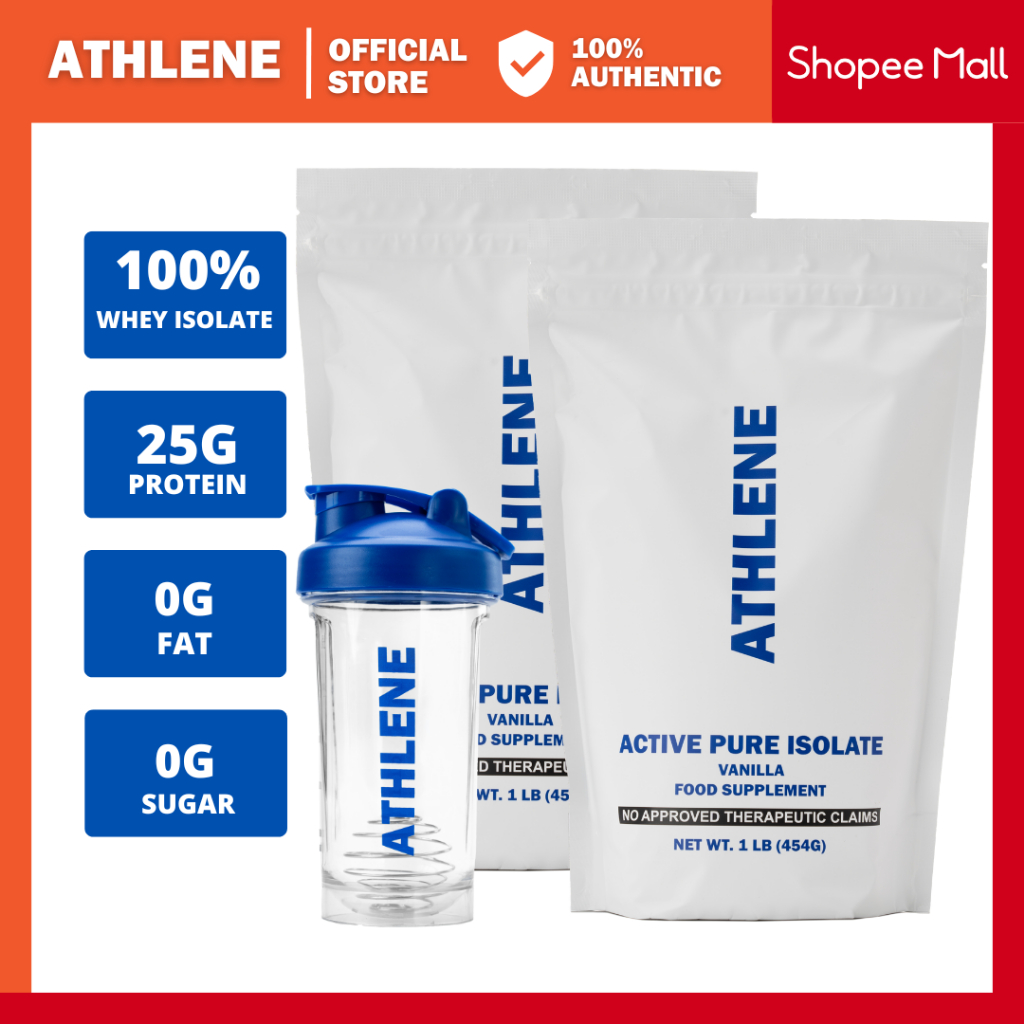 ACTIVE Pure Isolate Starter Pack 2LB 100% Whey Protein Isolate Powder ...