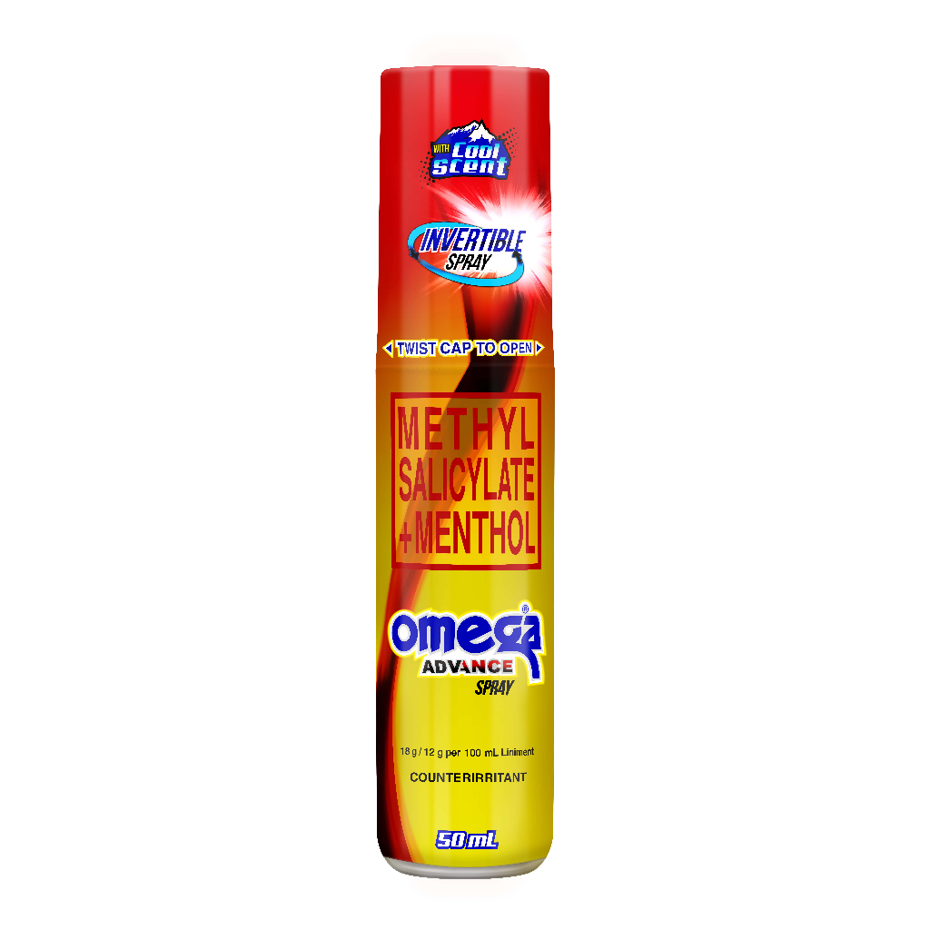 Omega Advanced Invertible Spray 50Ml Pain Relief | Shopee Philippines