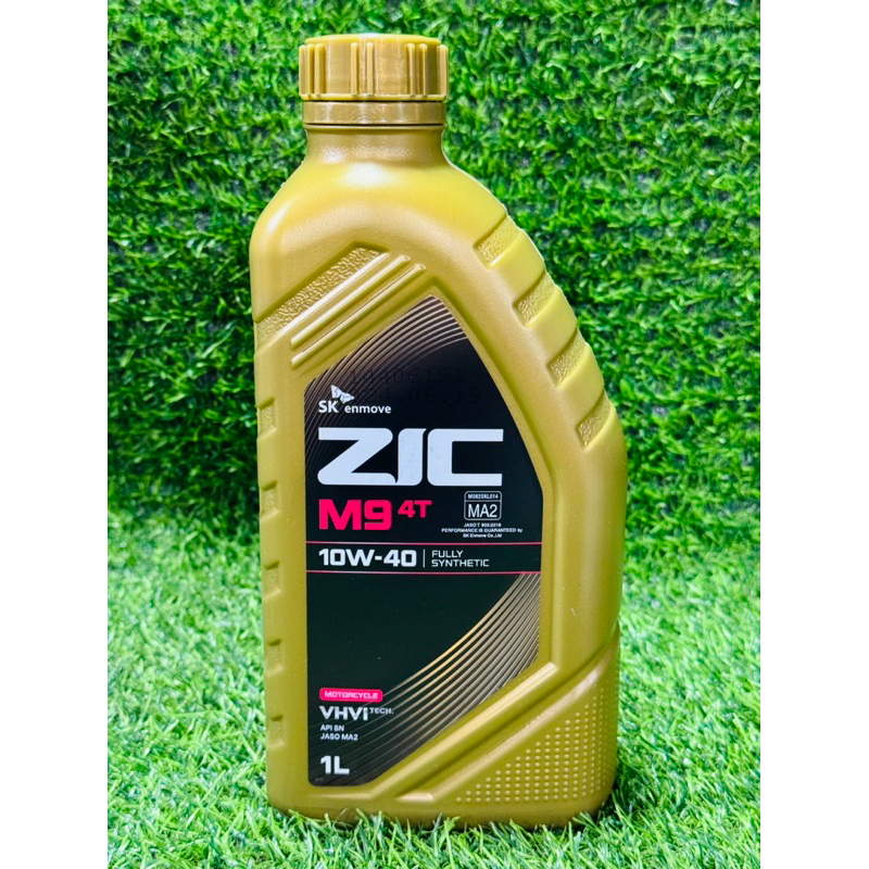 ZIC M9 4T 10W40 FULLY SYNTHETIC ENGINE OIL 800ML 1LITER ORIGINAL ...