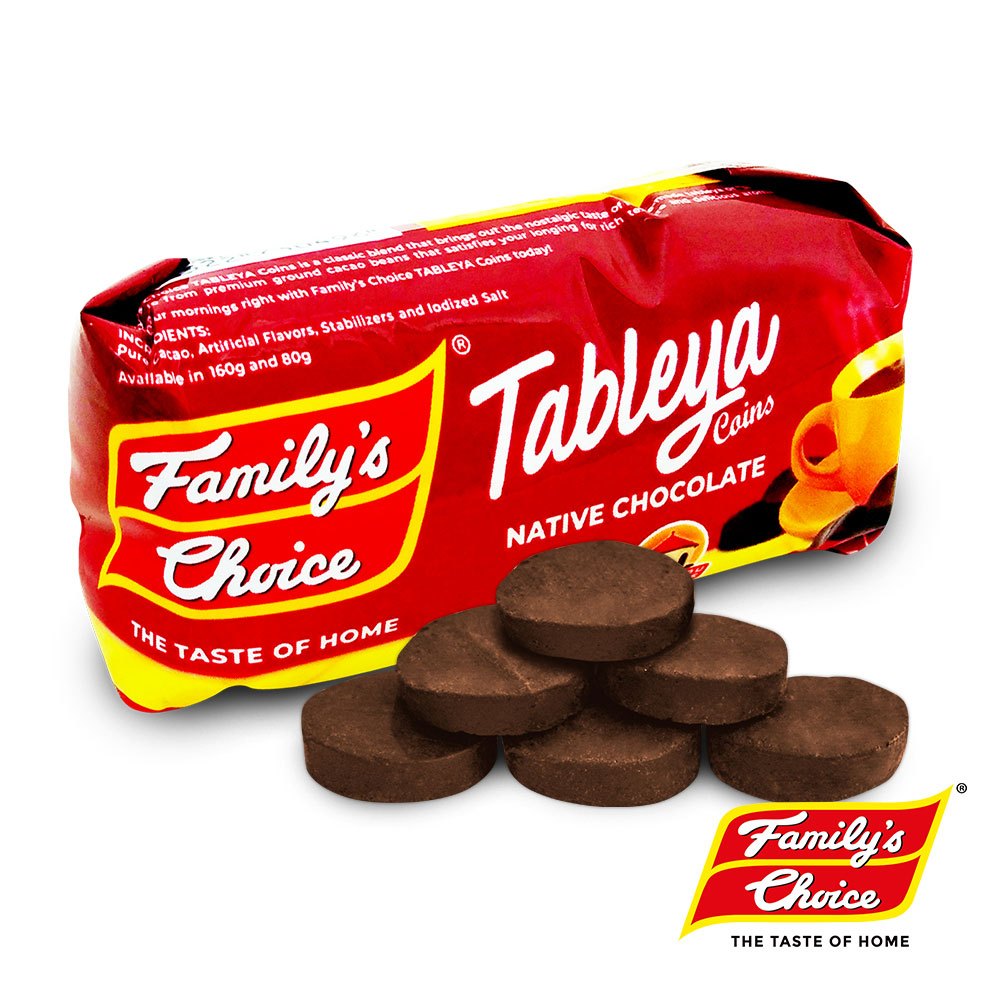 Family's Choice Premium Tableya (Tablia, Tablea, Native Chocolate) 80g ...