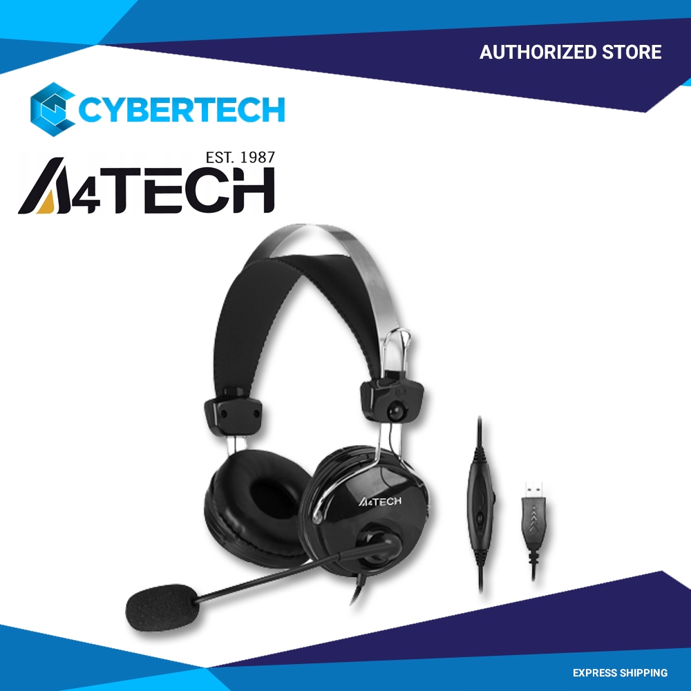 A4Tech Hu-7p Comfort Fit Stereo USB Headset Packaging | Shopee Philippines