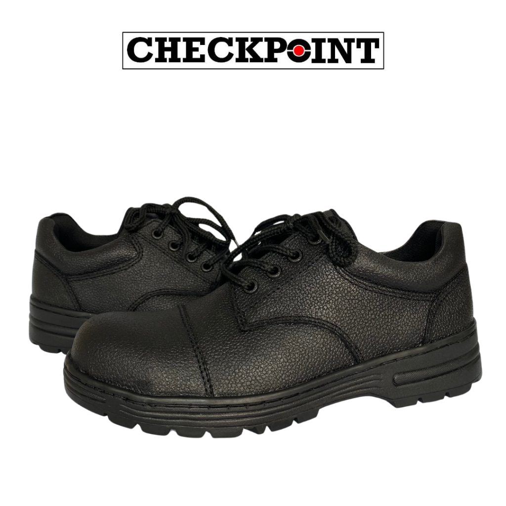 Checkpoint MARIKINA MADE Men's LEATHER SAFETY SHOES WITH STEEL TOE LACE ...