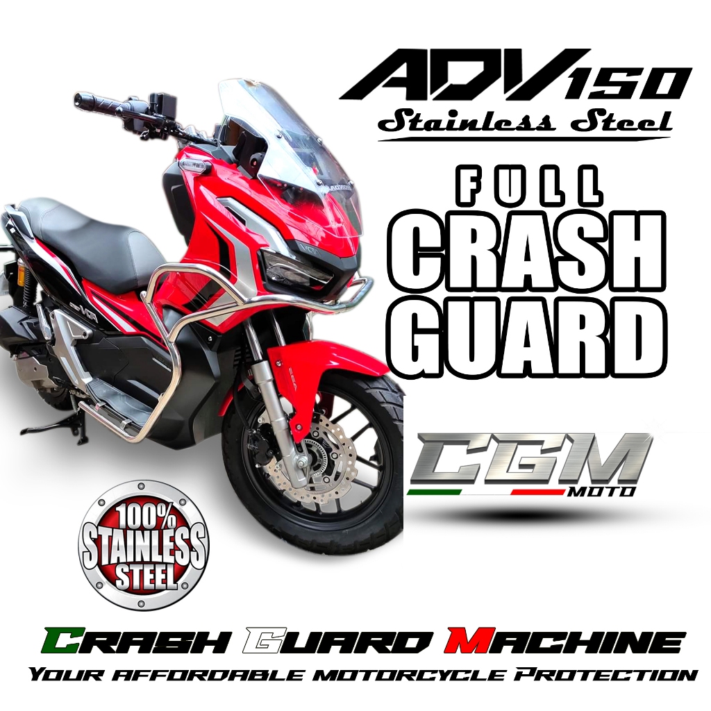 Stainless Full Crash Guard/Motor Armor/Stainless Heavy Duty Crash Guard ...