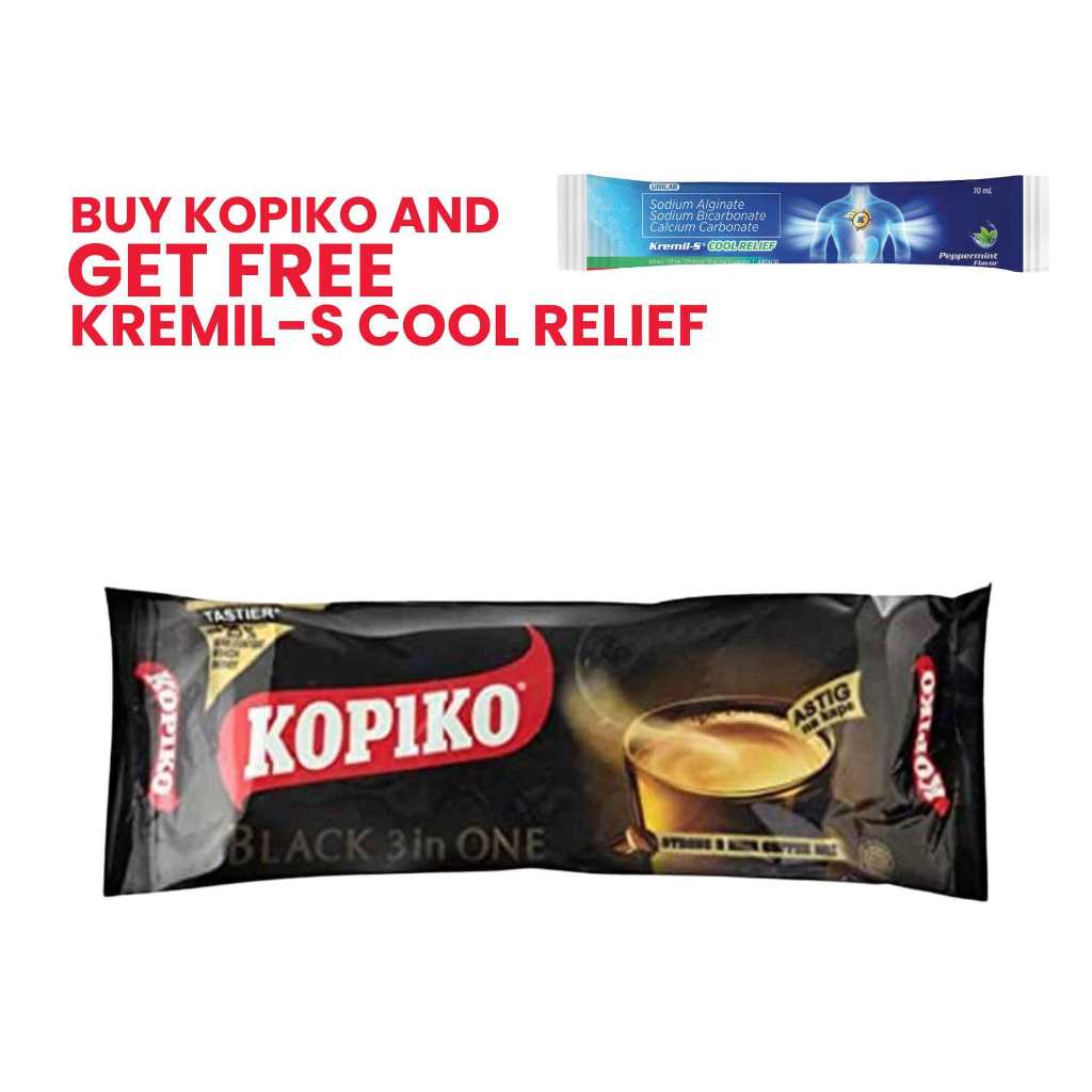 Kopiko Black 3 In 1 Coffee Pouch (30 Packs x 30G) | Shopee Philippines