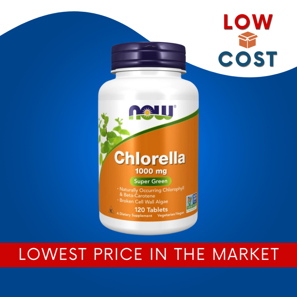 LowCostPH | NOW Foods, Chlorella, 1,000 mg, 120 Tabs | Chlorella, 3,000 ...