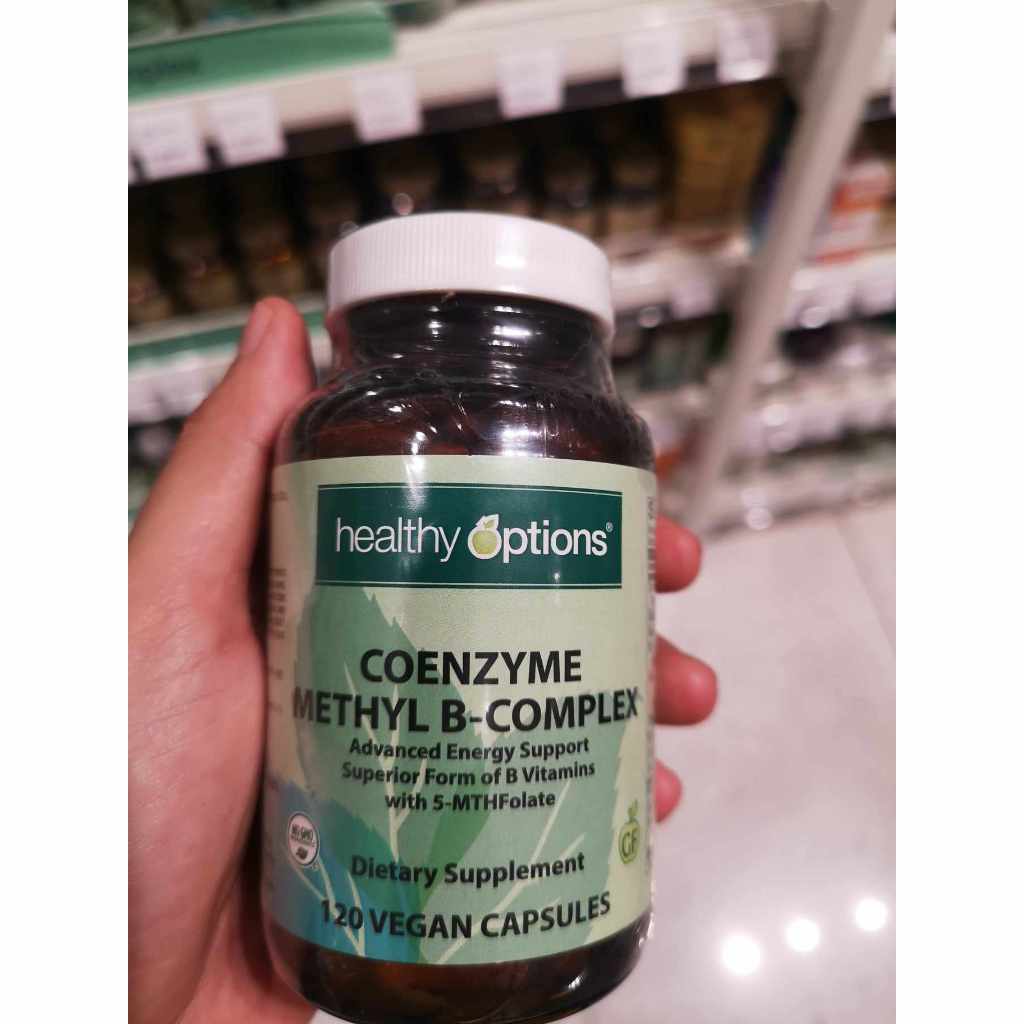 HEALTHY OPTIONS COENZYME METHYL B-COMPLEX 120 capsules | Shopee Philippines