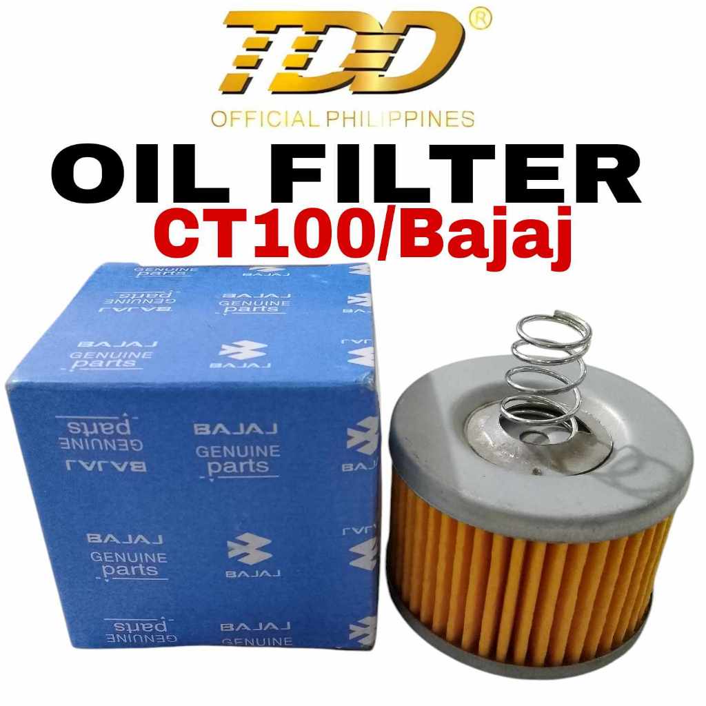 OIL FILTER ( CT100/BAJAJ ) MOTORCYCLE PARTS | Shopee Philippines