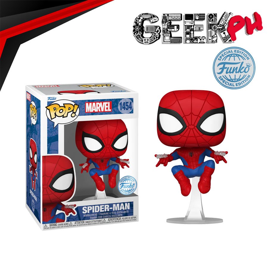 Funko POP Marvel: Spider-Man- Spider-Man with Webshooters Special ...