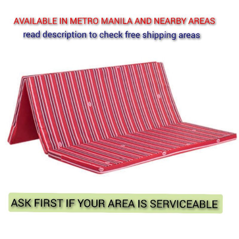 Uratex Fold-A-Mattress with Waterproof Underlining Cover (FREE DELIVERY ...
