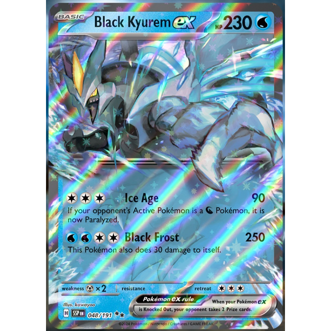 Pokemon TCG | SURGING SPARKS | SV08 | Black Kyurem ex - 048/191 - Ultra Rare | Shopee Philippines