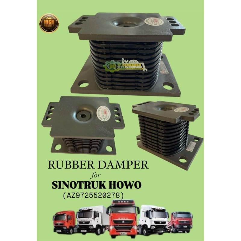 RUBBER DUMPER FOR SINOTRUK HOWO (AZ9725520278) | Shopee Philippines