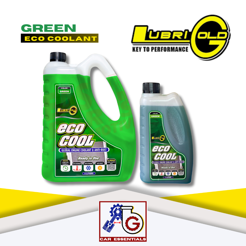 Lubrigold Eco Cool Coolant GREEN 4L/1L | Shopee Philippines