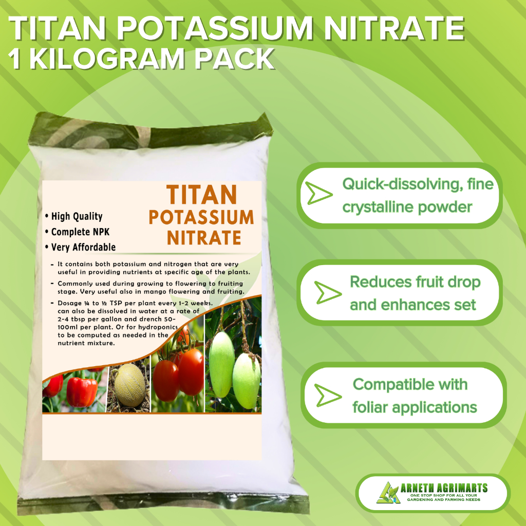 ARNETH TITAN POTASSIUM NITRATE from Israel (1KG) | Shopee Philippines