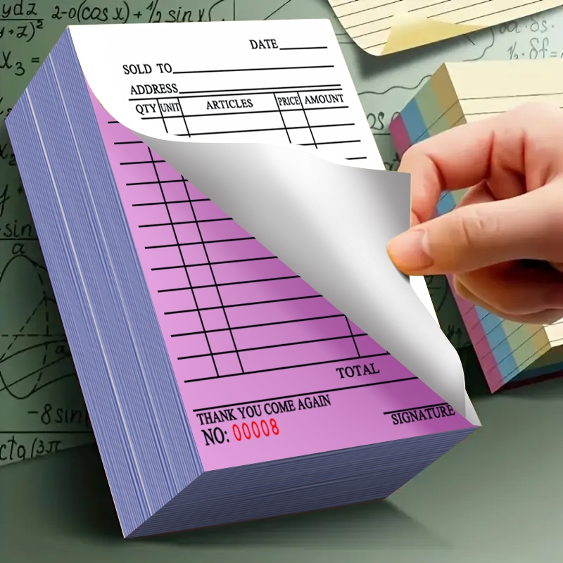 Carbonized Delivery Receipt Resibo With Carbon Paper Duplicate Receipt ...