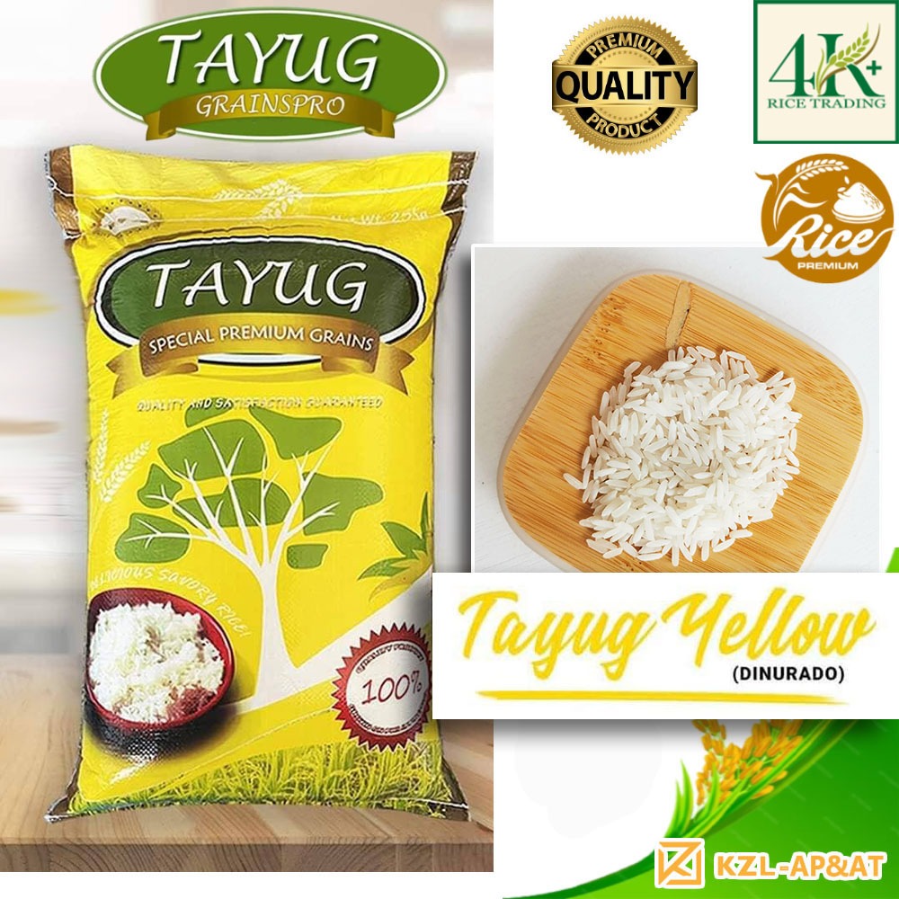 KZLA Tayug Yellow Dinurado Rice, 1KG, 2KG, 3KG, 4KG, 5KG | Shopee ...