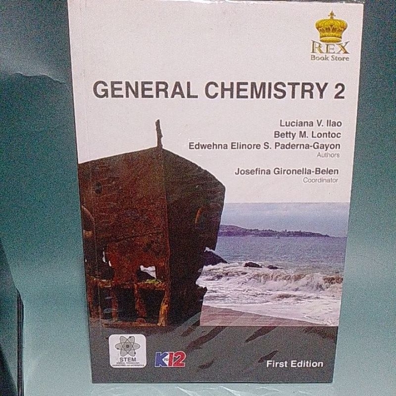 GENERAL CHEMISTRY 2 First Edition | Shopee Philippines